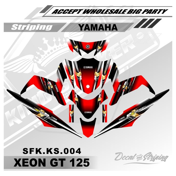 Sticker Striping Decal Full Body Yamaha XEON GT 125 - Striping Variasi ...