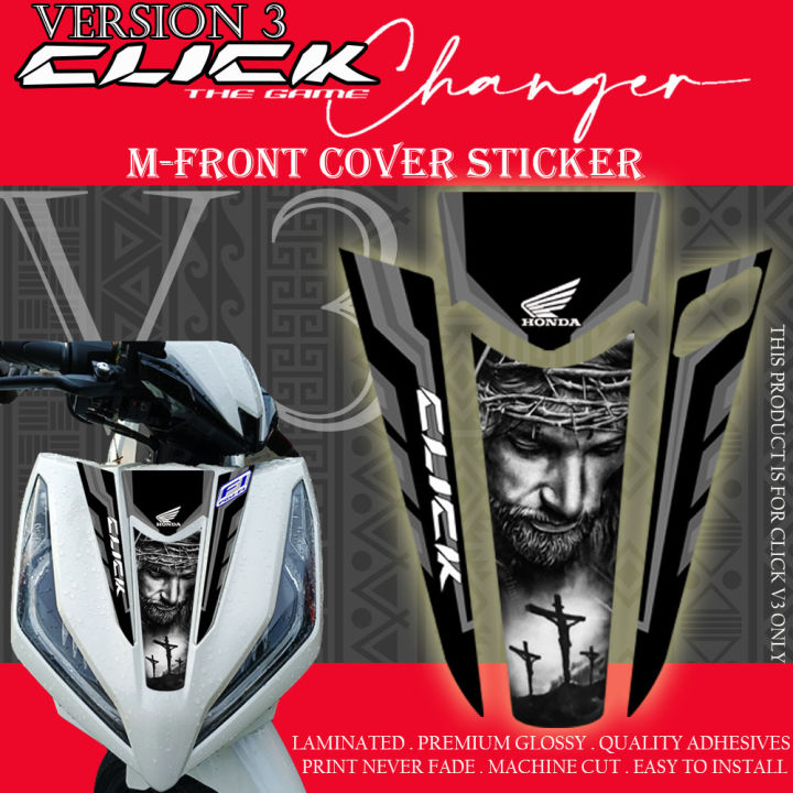 HONDA CLICK V3 M FRONT STICKER / HONDA CLICK V3 STICKER / HONDA CLICK ...
