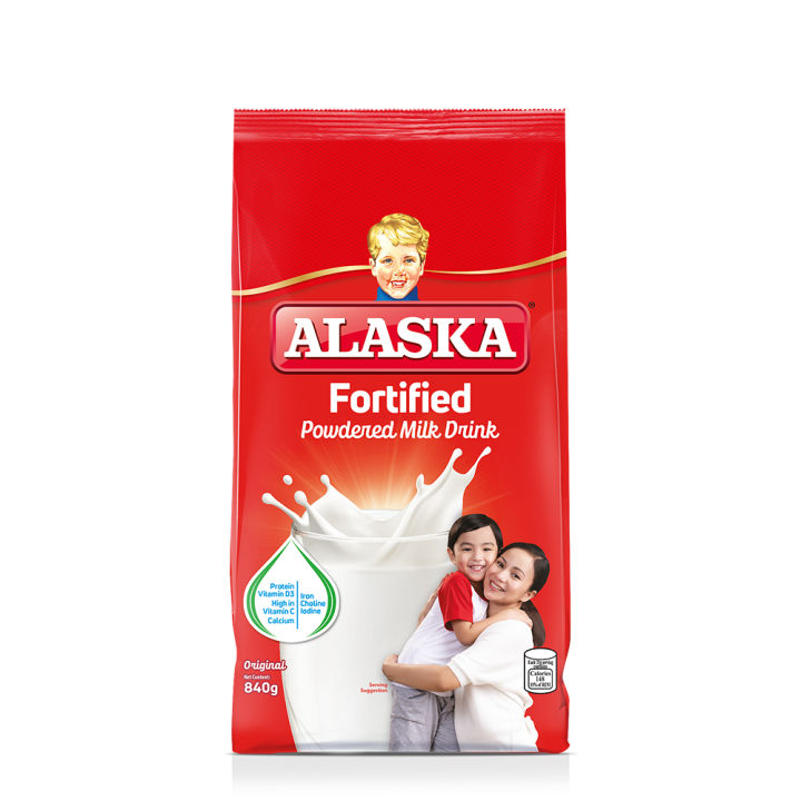 Alaska Fortified Powdered Milk Drink 840g 。 | Lazada PH
