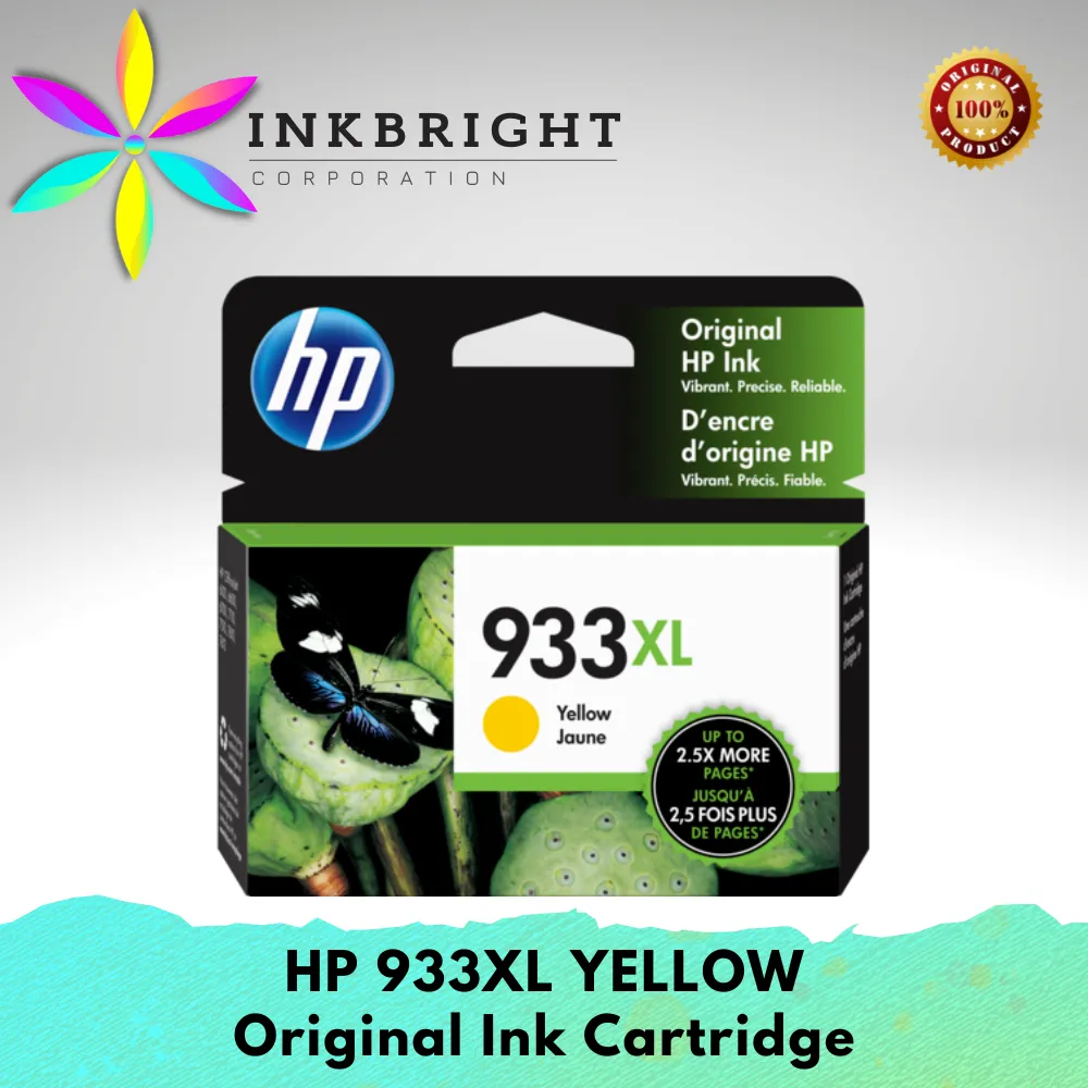 HP 933XL YELLOW ORIGINAL Ink Cartridge ( HP933XL 933 HP933) | Lazada PH