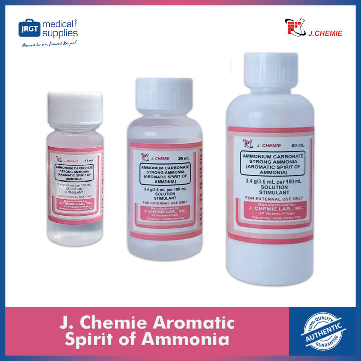 J. Chemie Spirit of Ammonia / Aromatic Ammonia | Lazada PH