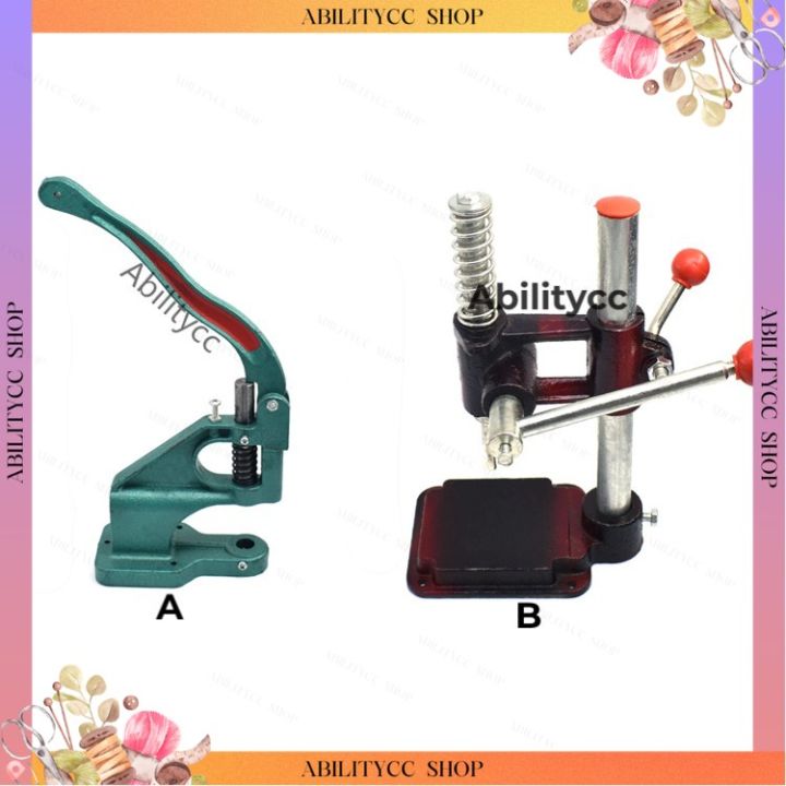 Mesin Butang Balut/Bungkus ( Hand Press Machine ) / Mesin Butang Ketip ...