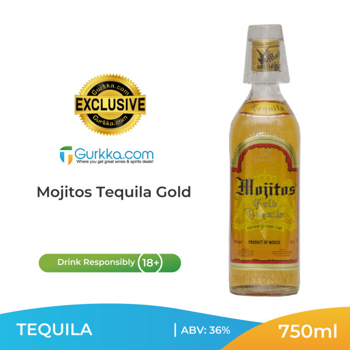 Mojitos Tequila Gold 750ml with Free shotglass | Lazada PH