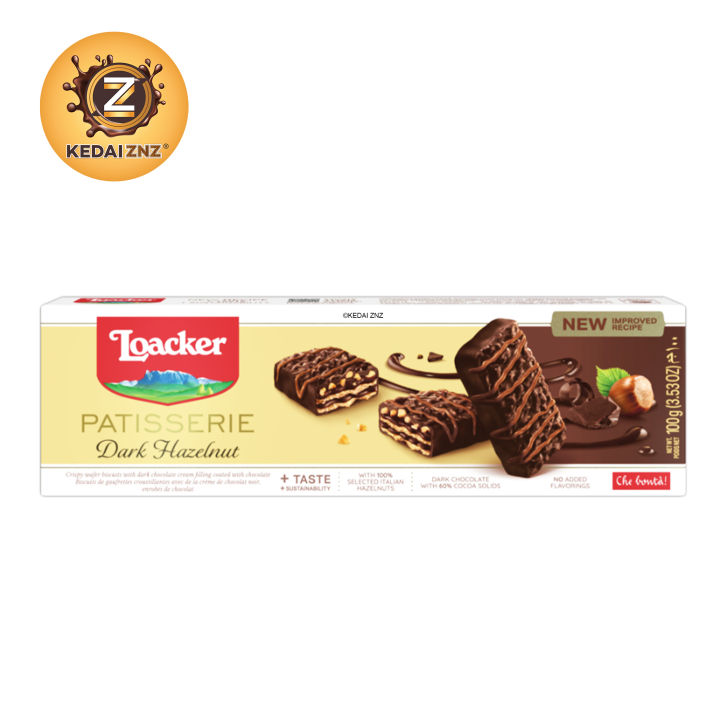 Chocolate Loacker PATISSERIE Dark Hazelnut Box 100g Coklat | Lazada