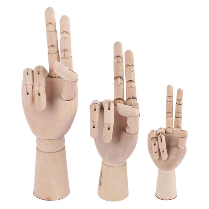 HUALI02 7/10/12* Wooden Hand Drawing Mannequin Hand Movable Limbs Human ...