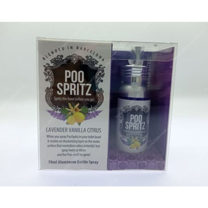 fragrance oil ♕Homelife Poo Spritz 70ml Aluminum Bottle Spray | Lazada PH