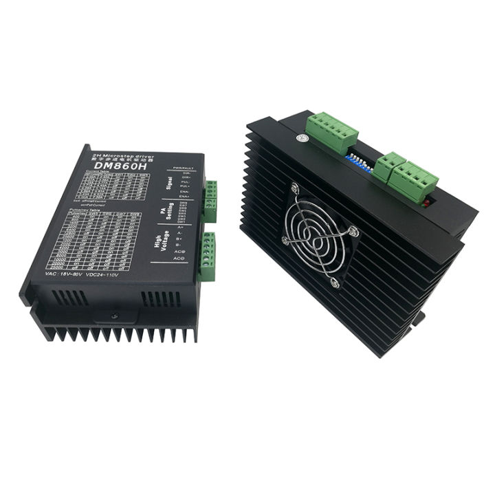 Step Motor 2H Microstep Driver DM860 24V-72V สำหรับ Nema 23 Nema34 Stepper ไดรเวอร์ DM860H ...