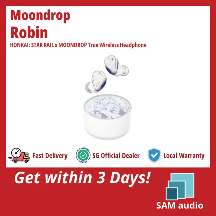 [🎶SG] MOONDROP x HONKAI: STAR RAIL Robin True Wireless Headphone (TWS) | Lazada Singapore