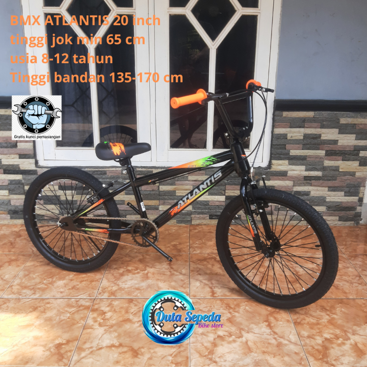 Sepeda BMX Ukuran 20 inch usia 8 - 9 - 10 sampai 12 tahun | Lazada ...