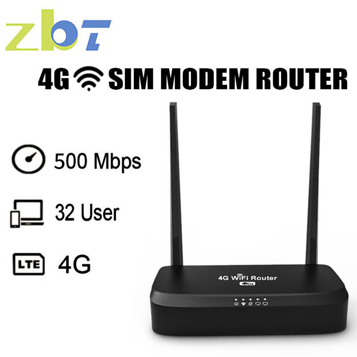 ZBT 500Mbps 4g wifi modem router sim card Card router WiFi router Wall ...