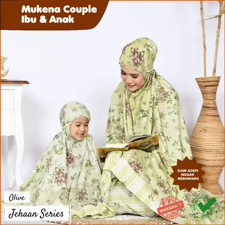Mukena Couple Ibu Anak Terbaru 2026 Premium Ukuran Lengkap Balita ...