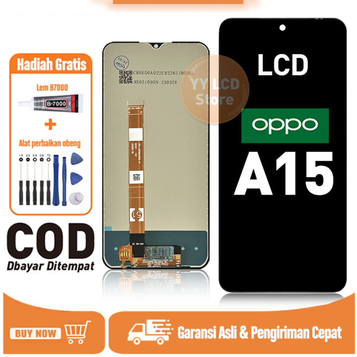 LCD OPPO A15 Original COD Touchscreen Fullset Glass Digitizer Touch ...