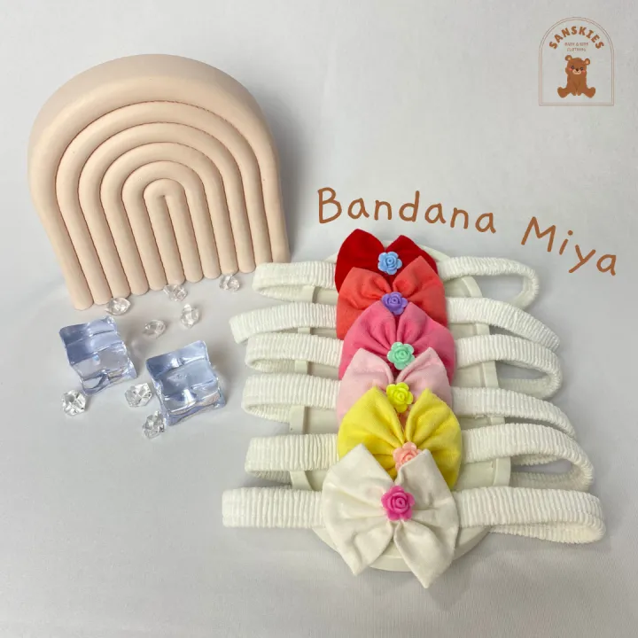 Bando Bandana Bayi Perempuan / Bando Bandana Anak Pita Bunga Untuk ...