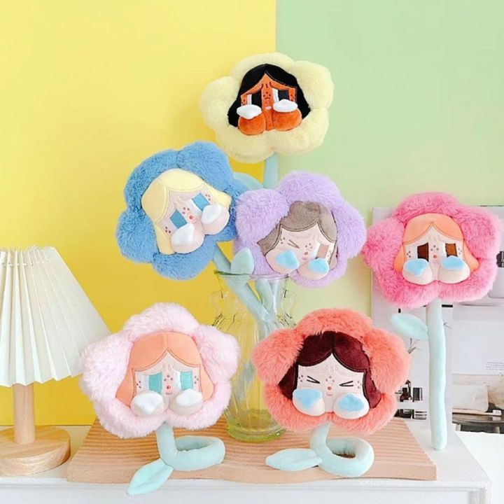 BUUXIAA คริสตัลสำหรับทารก ตุ๊กตาของเล่นตุ๊กตา ป๊อปมาร์ท ดอกไม้ประดับดอกไม้ ของเล่นตุ๊กตาผ้า แบบ ...