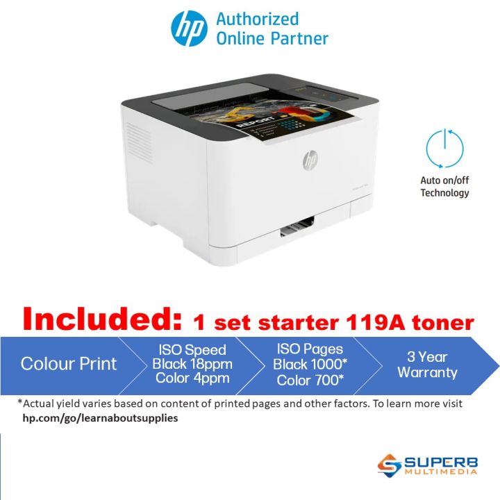 HP Color Laser Printer 150a | Lazada