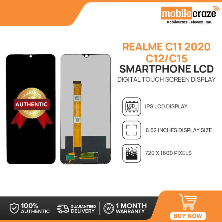 Smartphone LCD for REALME C11 2020/C12/C15 Digital Touch Screen Display ...