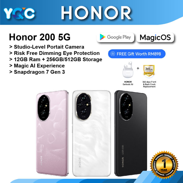 HONOR 200 5G Smartphone | 24 (12+12)GB + 512GB / 256GB | Triple 50MP ...