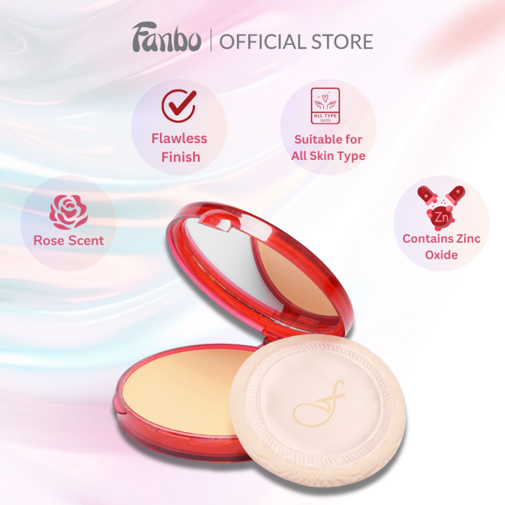 FANBO Rose 68 Pancake Compact Powder 22.5g | Lazada