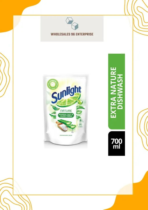 Sunlight Dishwash Liquid Refill Extra Nature (700ml) | Lazada