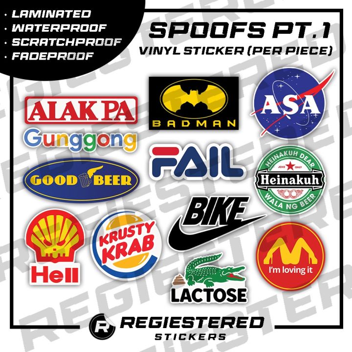 SPOOFS PT 1 Vinyl Sticker Waterproof Phone Helmet Tumbler Motorcycle ...