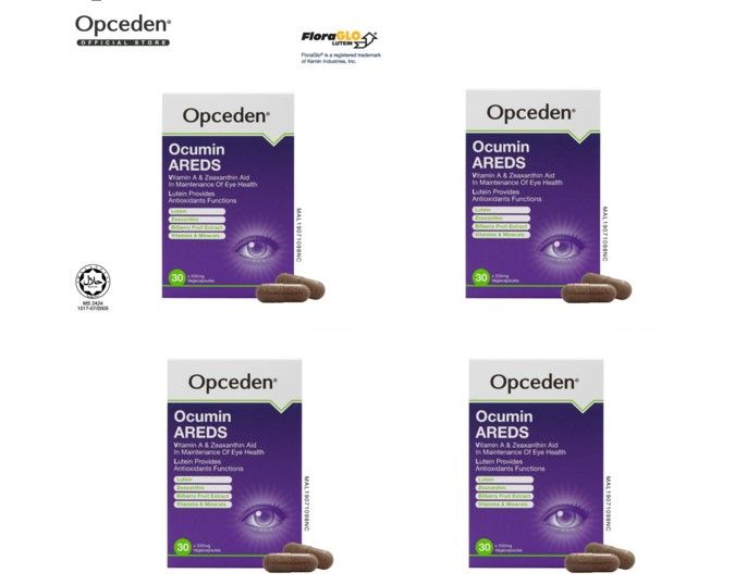 [FM PHARMACY] Opceden Ocumin Areds (30's x 4) [EXP: 03/2024] to Improve ...