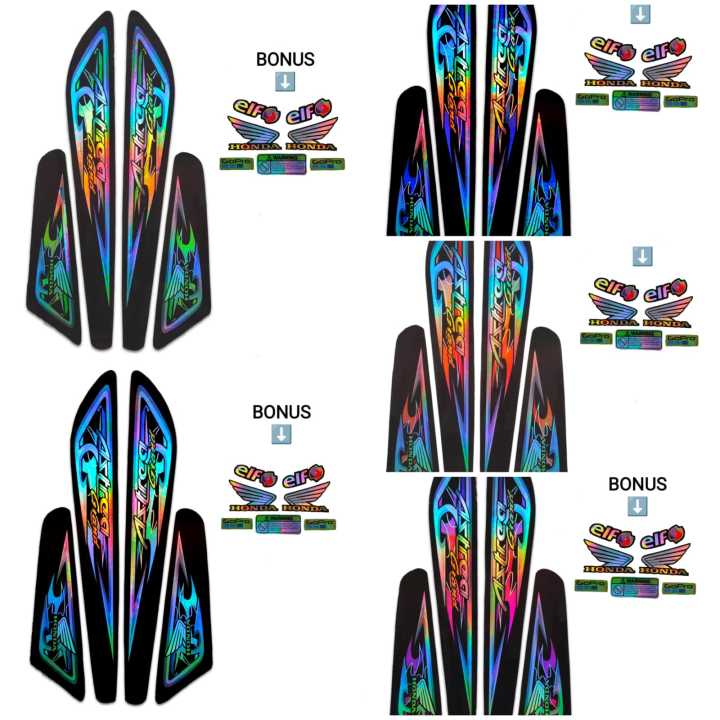 stiker motor honda astrea grand variasi hologram II | Lazada Indonesia