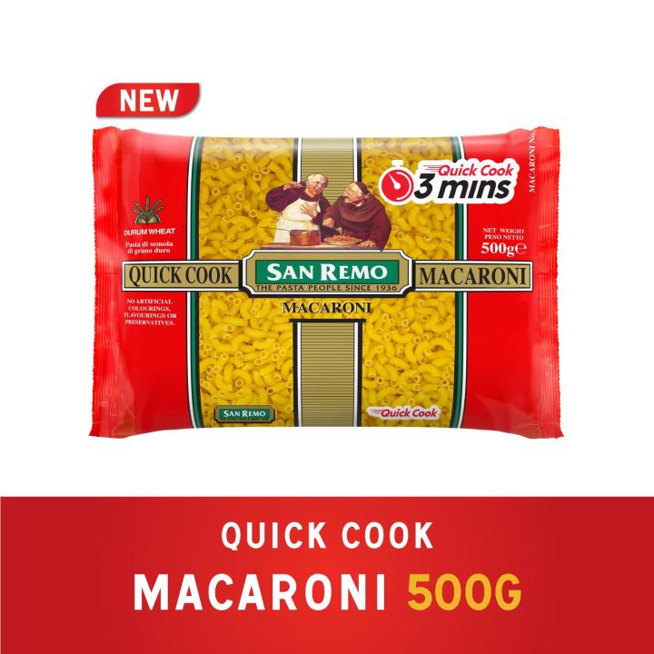 San Remo Quick Cook Pasta Macaroni 500G | Lazada Singapore