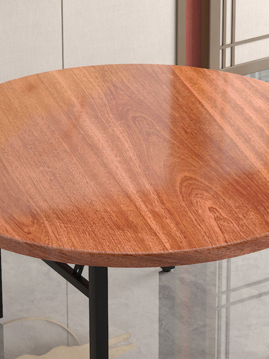 Large round table panel dining table solid wood countertop home dining ...