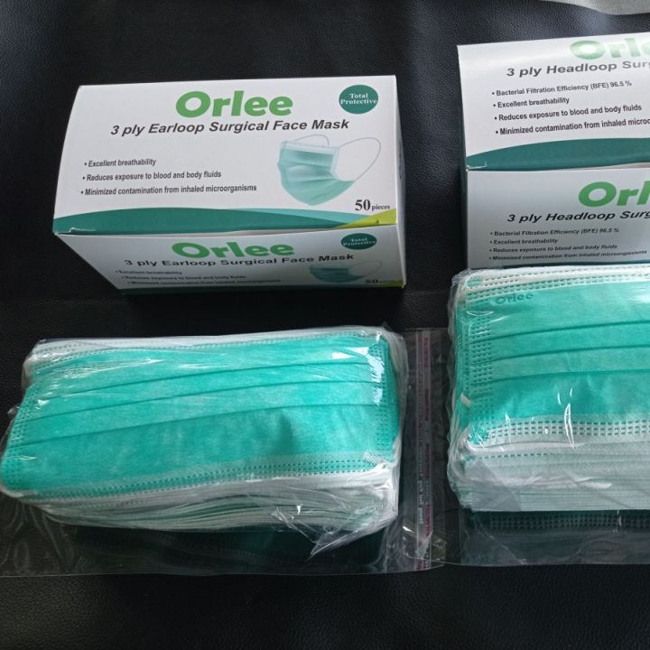 Masker 3 ply 3Ply Earloop Tali kuping Masker Medis Kemenkes 1 box isi ...