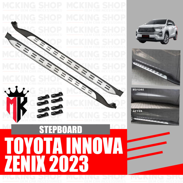 Toyota Innova Zenix 2023 Stepboard (Silver and Black) | Lazada PH