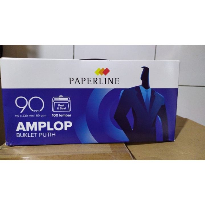 Amplop Putih Paperline Plain 90PPS / Amplop Putih Panjang | Lazada ...