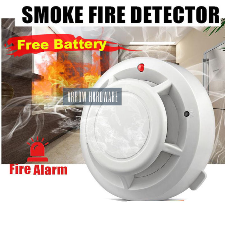 Photoelectric Sensitive Sensor Smoke Detector Fire Alarm For Family ...