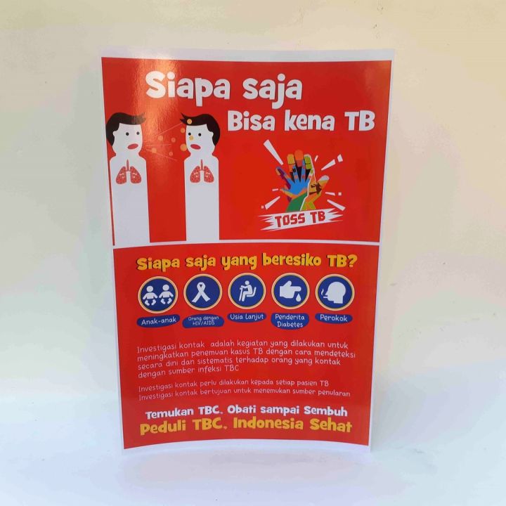 Siapa Saja Bisa Kena TB, Poster Kesehatan, Poster TBC, Poster ...