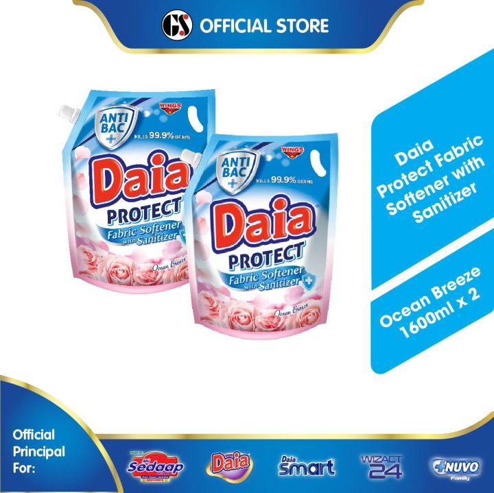 [Bundle of 2] Daia® Protect Anti-Bacterial Fabric Softener with ...