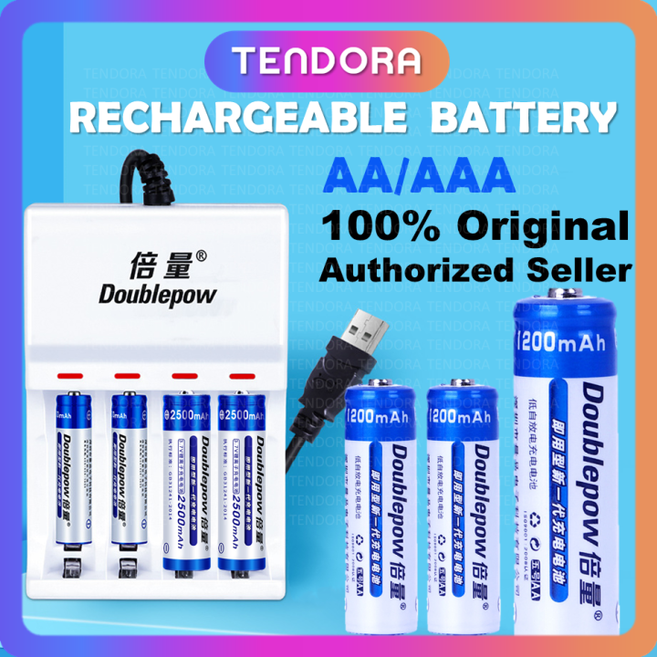 HIGH Quality Rechargeable Battery 100% Original AA AAA Battery Double ...
