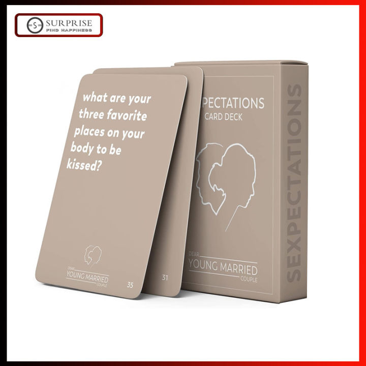 Couples Card Game SEXPECTATIONS Card Deck Conversation Starters for ...