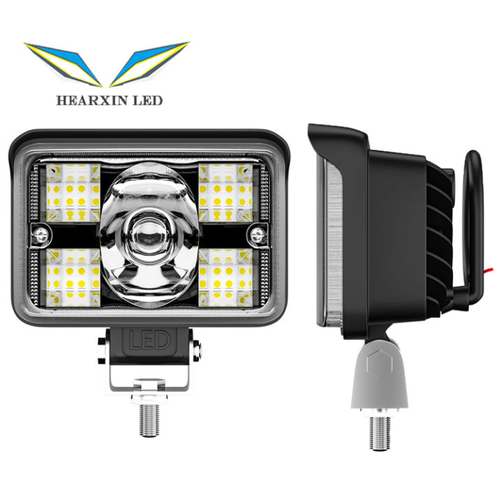 3 inch 70W Car LED lens fog light Truck motorcycle headlight two color ...