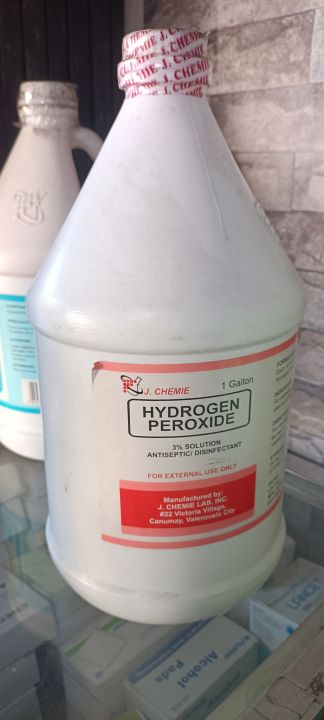 GALLON / J.CHEMIE HYDROGEN PEROXIDE 3% SOLUTION ANTISEPTIC ...