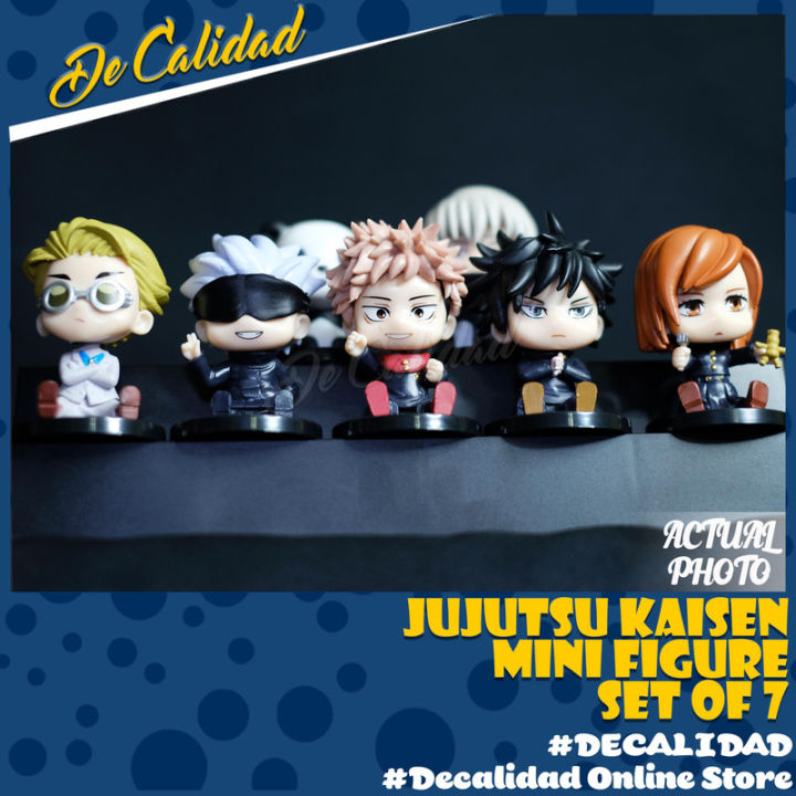 Jujutsu Kaisen figure Set of 7 Mini Figure | Lazada PH
