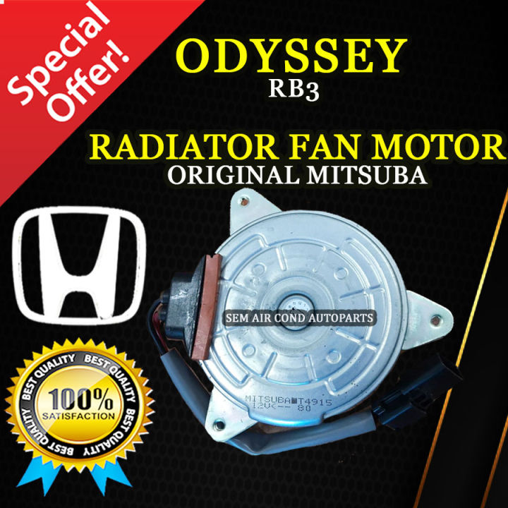 HONDA ODYSSEY RB3 ORIGINAL MITSUBA RADIATOR FAN MOTOR (CAR AIRCOND ...