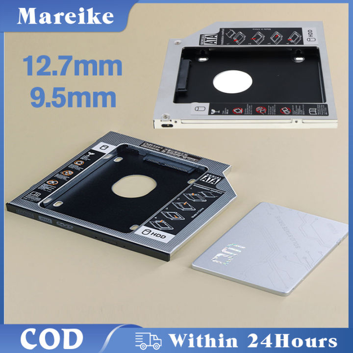 Universal hdd caddy 9.5mm 12.7mm SATA to SATA 2nd SSD HDD Hard Drive ...