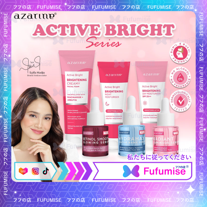 AZARINE Active Bright Series | Brightening Day & Night Moisturiser 20gr ...