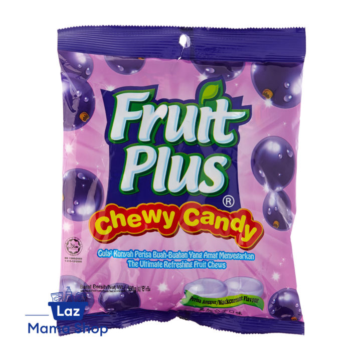 Fruit Plus Blackcurrant Flavour Chewy Candy (Laz Mama Shop) | Lazada ...