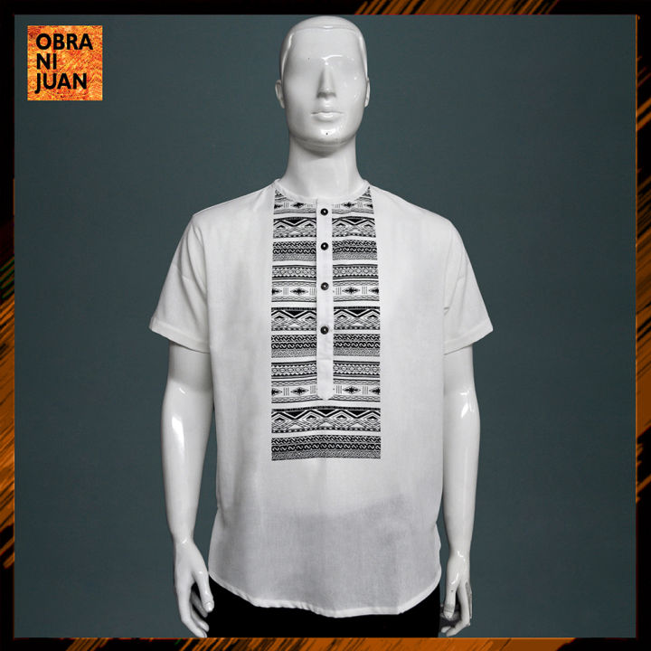 🎁📦 Obra ni Juan Authentic Casual with print - White (#2287) | Lazada PH