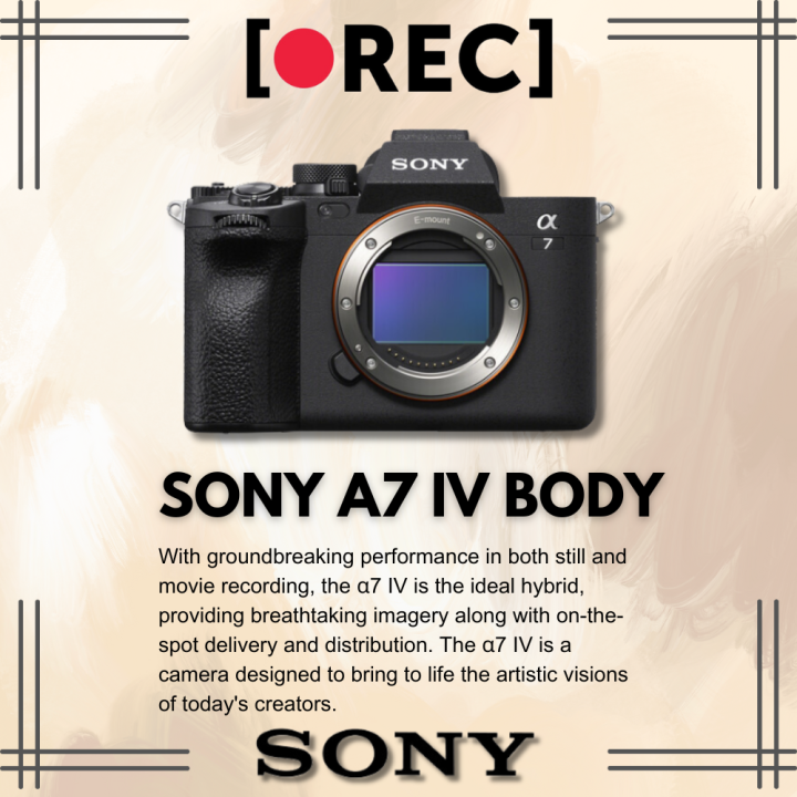 Sony a7 IV A7M4 Mirrorless Camera Body & 28-70mm Kit lens Freegifts ...