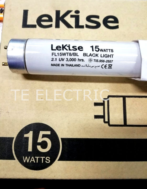LEKISE 15W FL15W / T8 BLACK LIGHT INSECT KILLER TUBE 1.5FT REPLACEMENT FOR HITACHI | Lazada