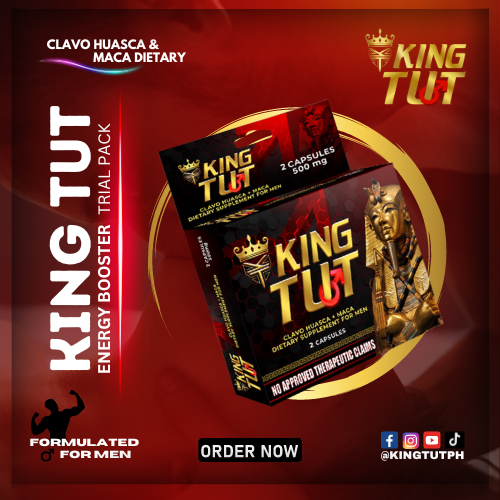 KING TUT TRIAL PACK 2 CAPSULES DIETARY FOOD SUPPLEMENTS FOR MEN/ALL ...