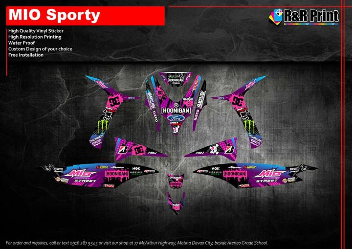 Yamaha Mio Sporty Decals Sticker | Lazada PH