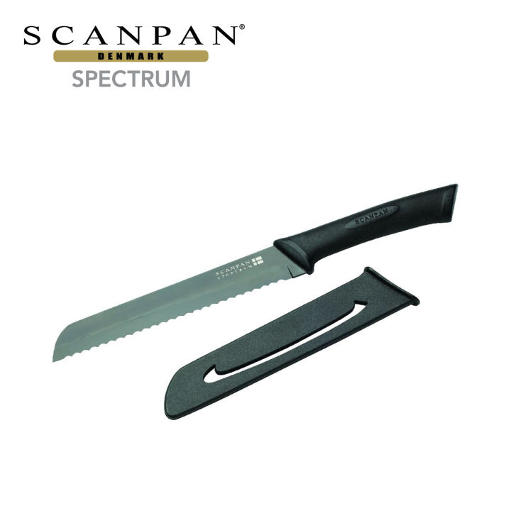 SCANPAN Spectrum 18cm Bread Knife (2 Colours) | Lazada Singapore