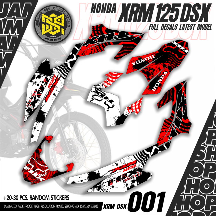 XRM 125 Honda DSX Full Decals - Latest Model 2024 Limited Edition ...